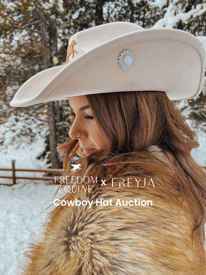 Skijoring x Freyja Cowboy Hat Auction – Freyja | Kootenay Boutique